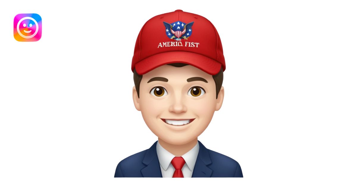 AF America first flag Nick Fuentes emoji | AI Emoji Generator