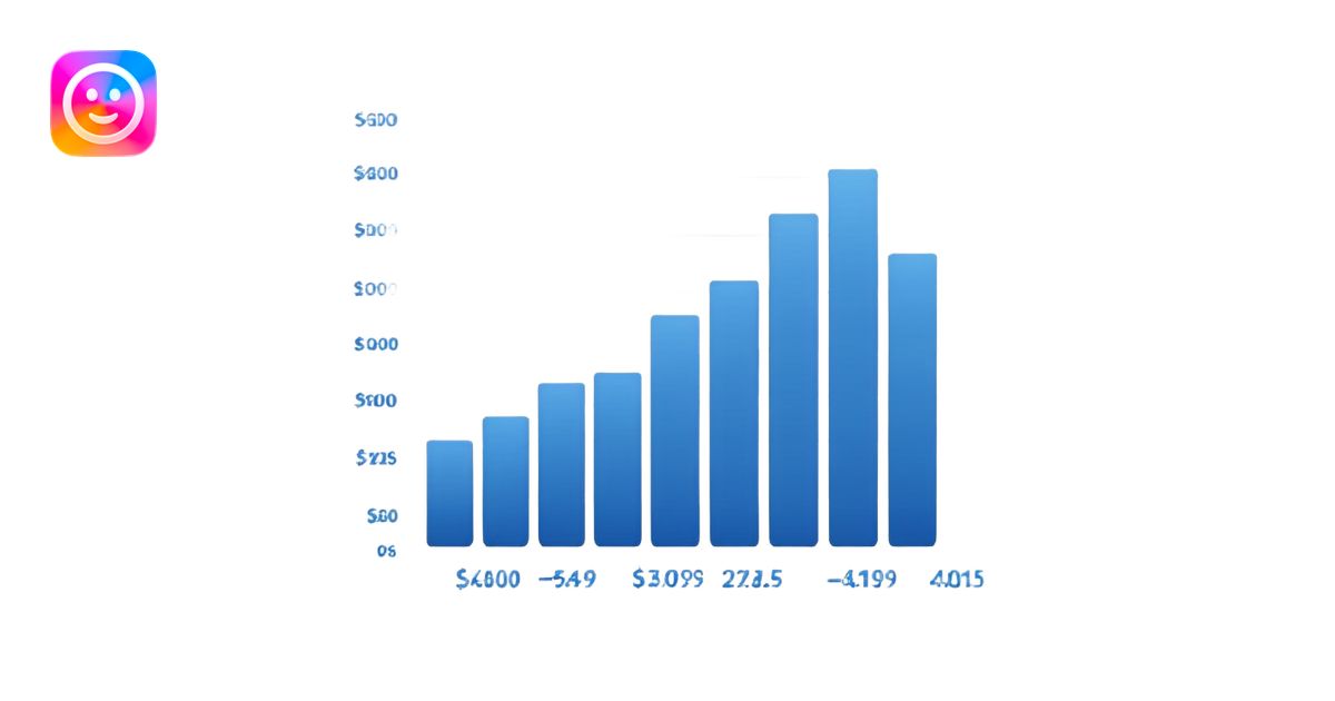 A sales graph with a scatter plot emoji | AI Emoji Generator