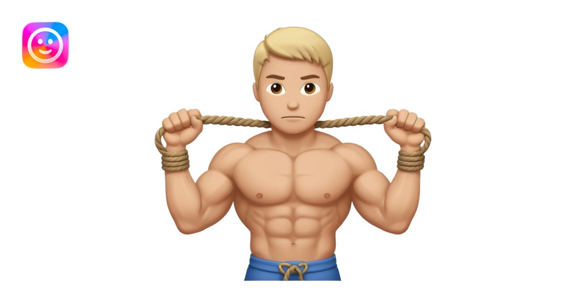 emoji person pulling a rope in tug of war emoji | AI Emoji Generator
