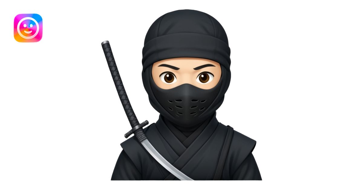 Ninja emoji | AI Emoji Generator