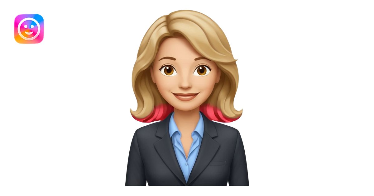 business woman with characters in her forties in full suit wavy dark ...