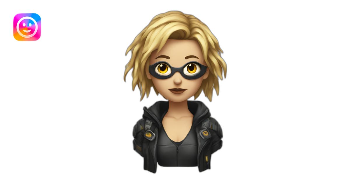 Lucy cyberpunk edgerunners emoji | AI Emoji Generator