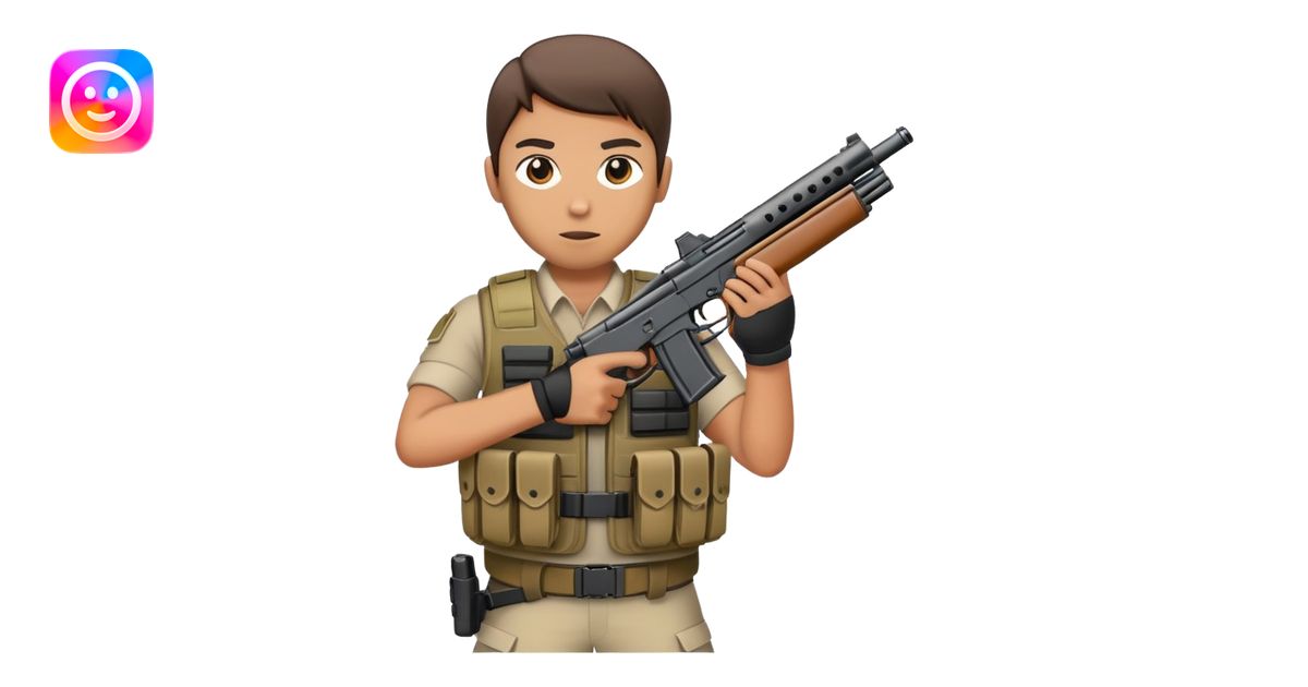 Shooting gun emoji | AI Emoji Generator
