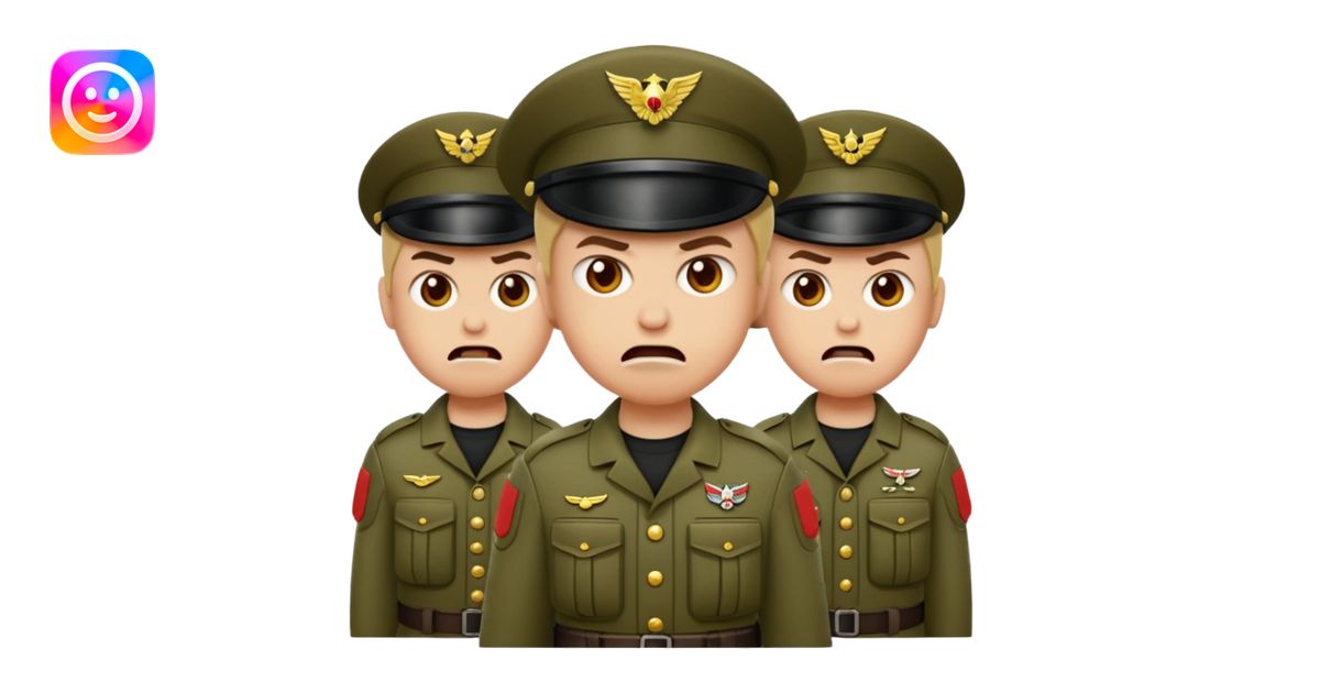 Emojis war soldiers killers emoji | AI Emoji Generator