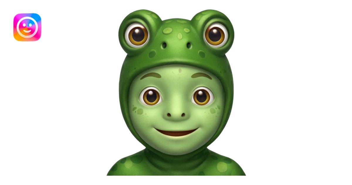man in frog costume emoji | AI Emoji Generator