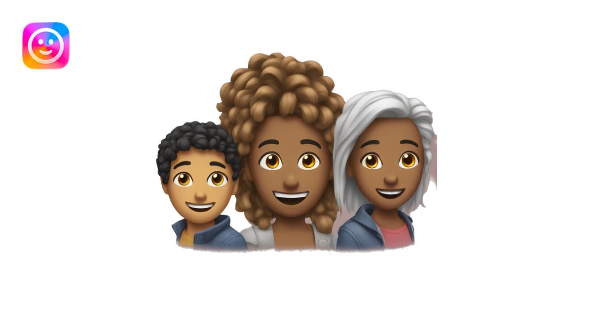 3 best friends emoji | AI Emoji Generator