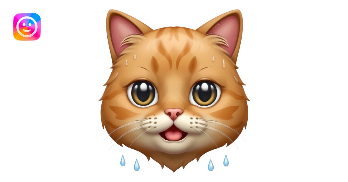 Cat Cry emoji | AI Emoji Generator