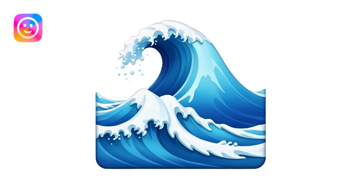 wave emoji | AI Emoji Generator