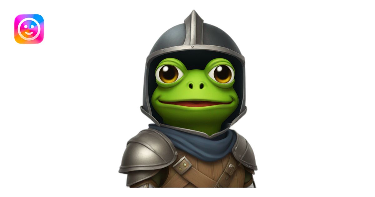 pepe-knight emoji | AI Emoji Generator