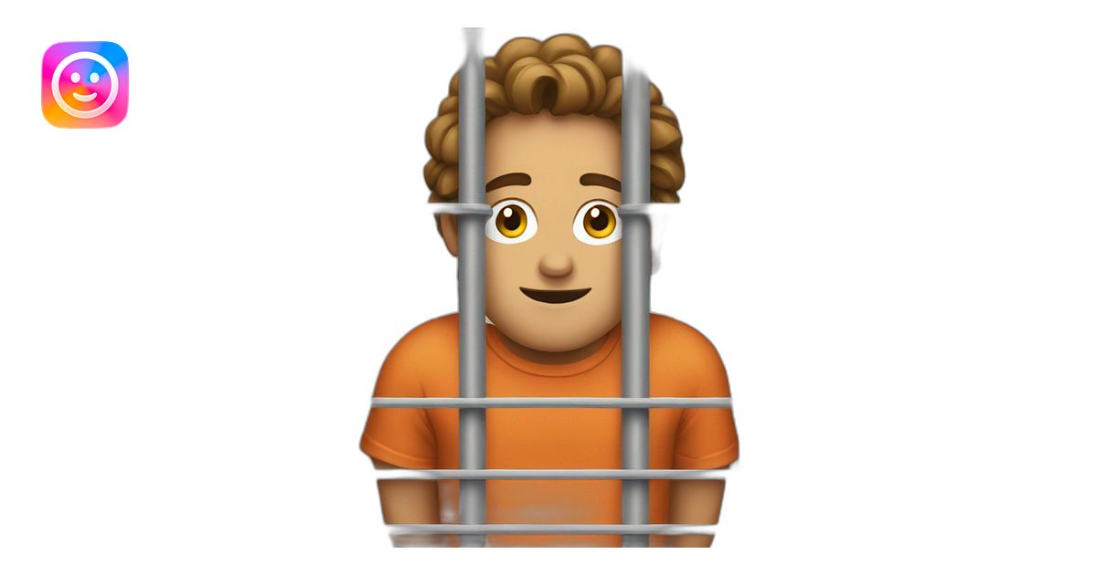 Sam behind bars emoji | AI Emoji Generator