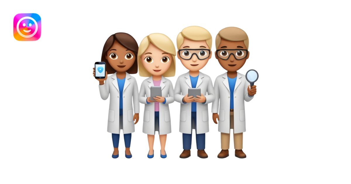research and development team presenting new inventions emoji | AI ...