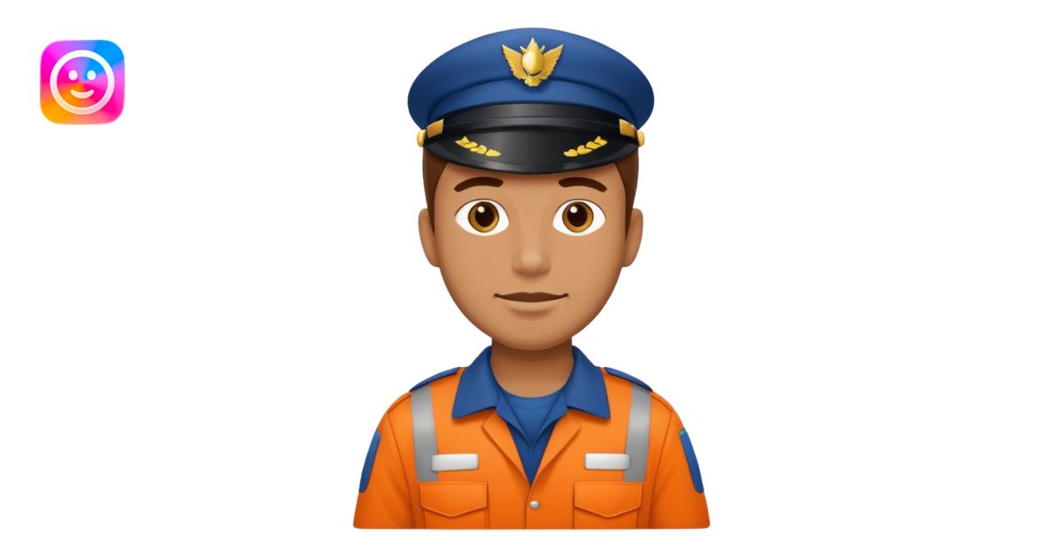 now a want a ground crew guy emoji | AI Emoji Generator