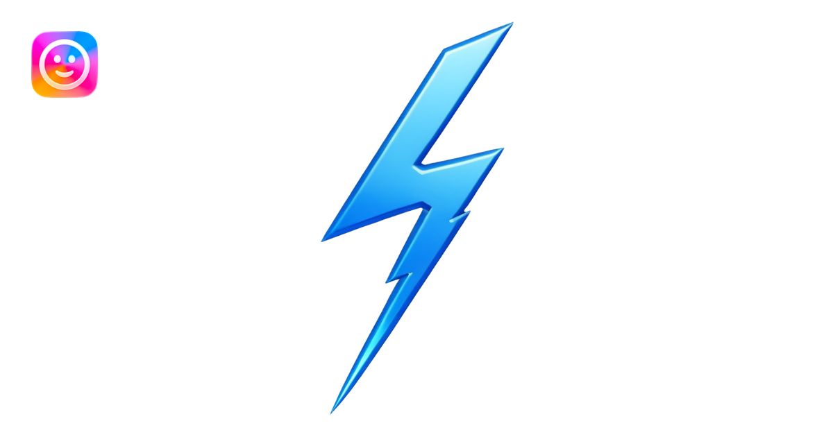 lightning bolt emoji | AI Emoji Generator