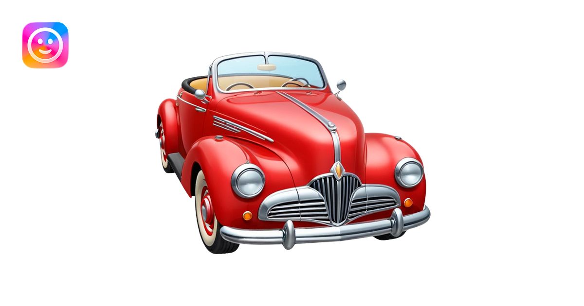 classic car emoji | AI Emoji Generator