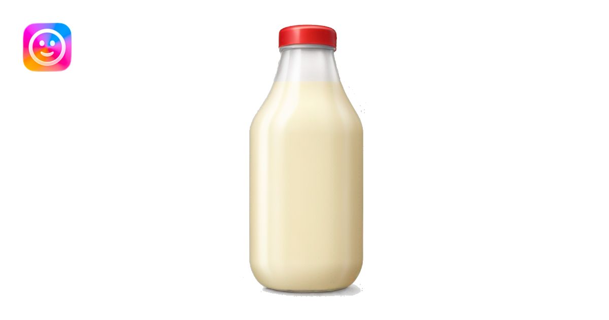 Red Cap Bottle of Mayonnaise emoji | AI Emoji Generator