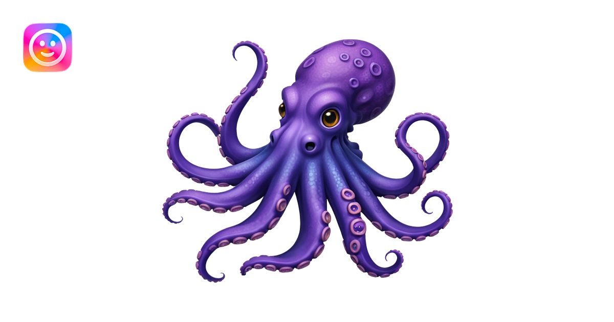 Octopus emoji | AI Emoji Generator