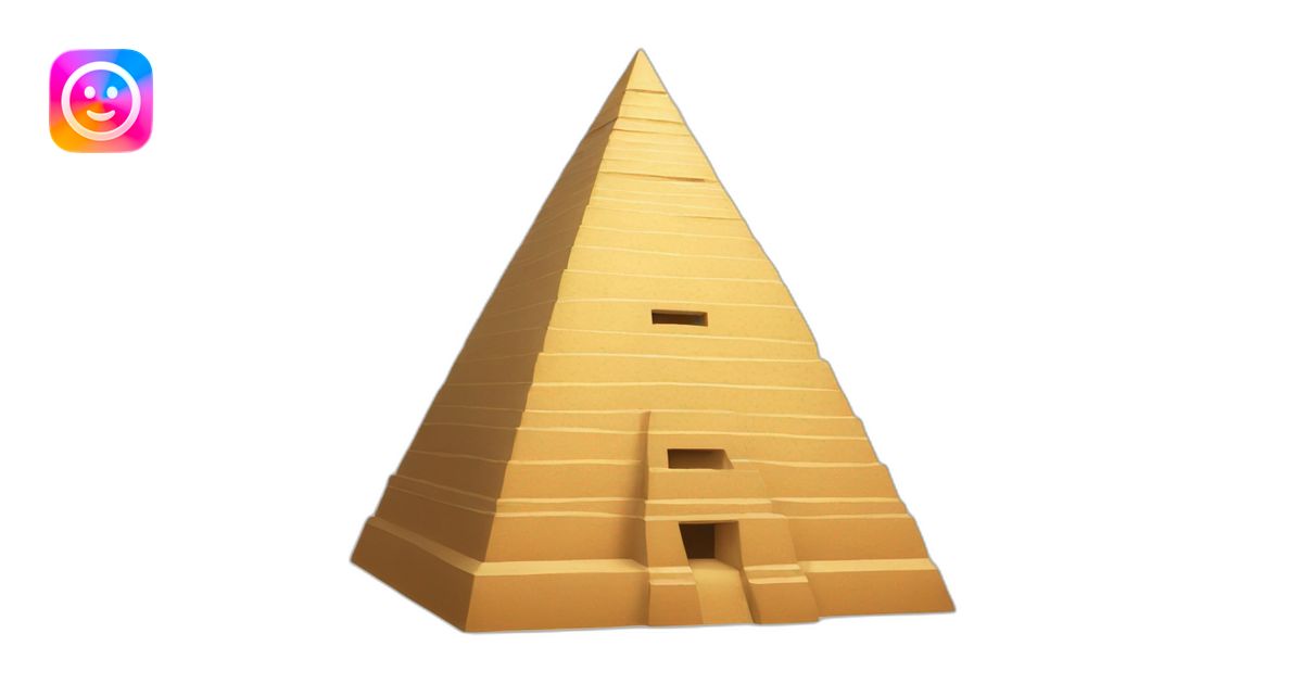 pyramid emoji | AI Emoji Generator