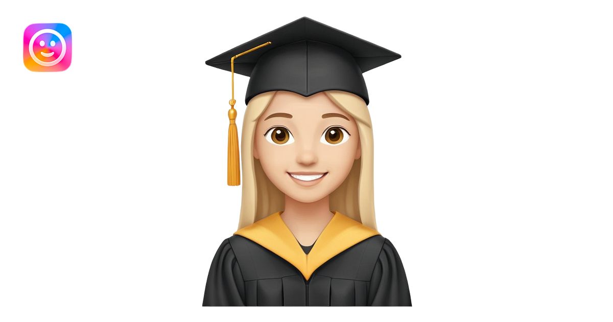A new graduate emoji | AI Emoji Generator