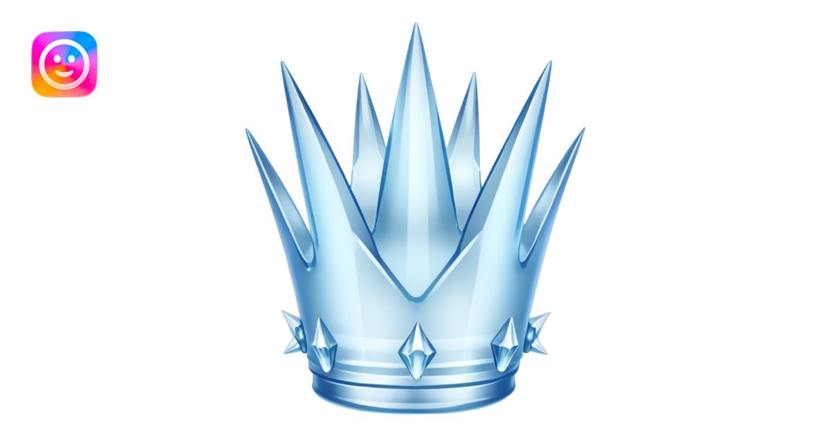 ice crown with only 3 spikes emoji | AI Emoji Generator