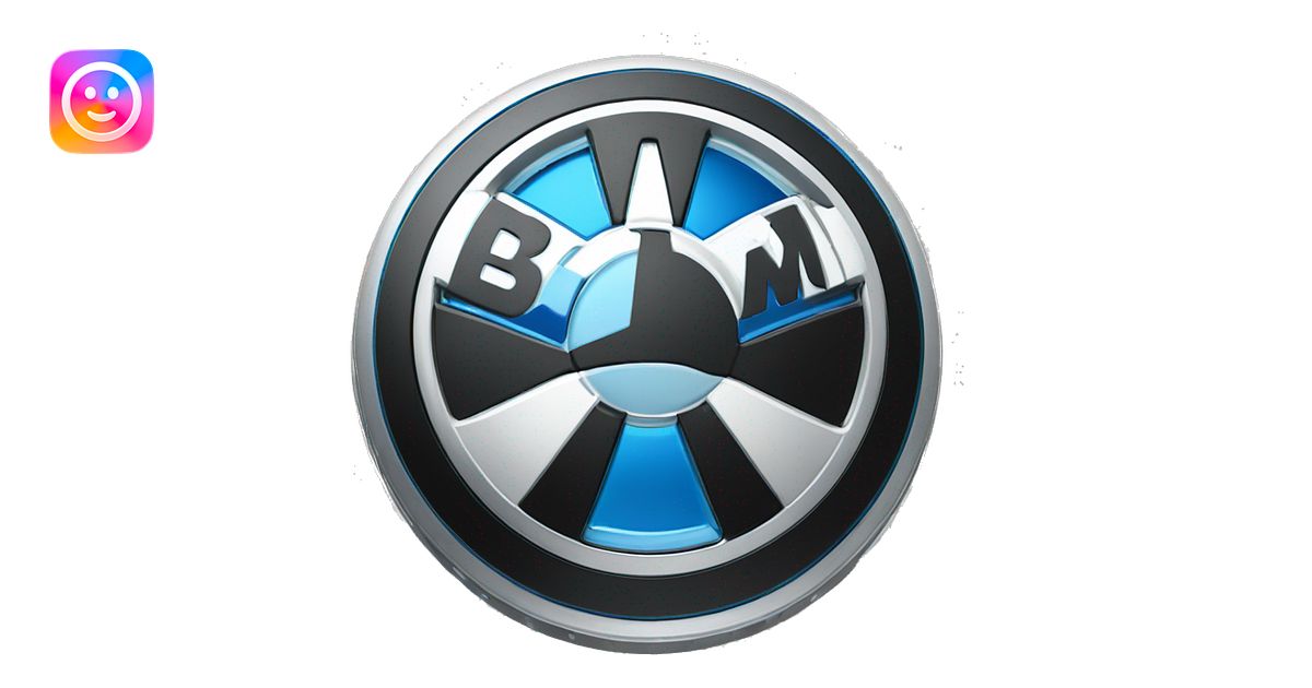 bmw logo and motor emoji | AI Emoji Generator