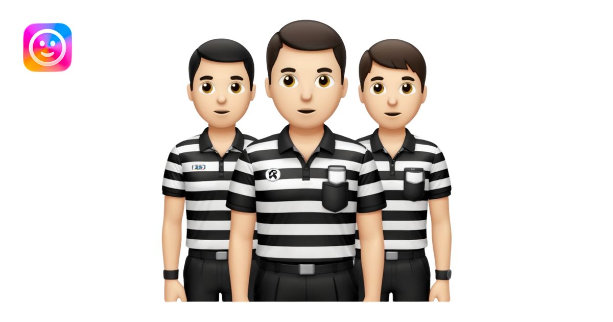 Referees emoji | AI Emoji Generator