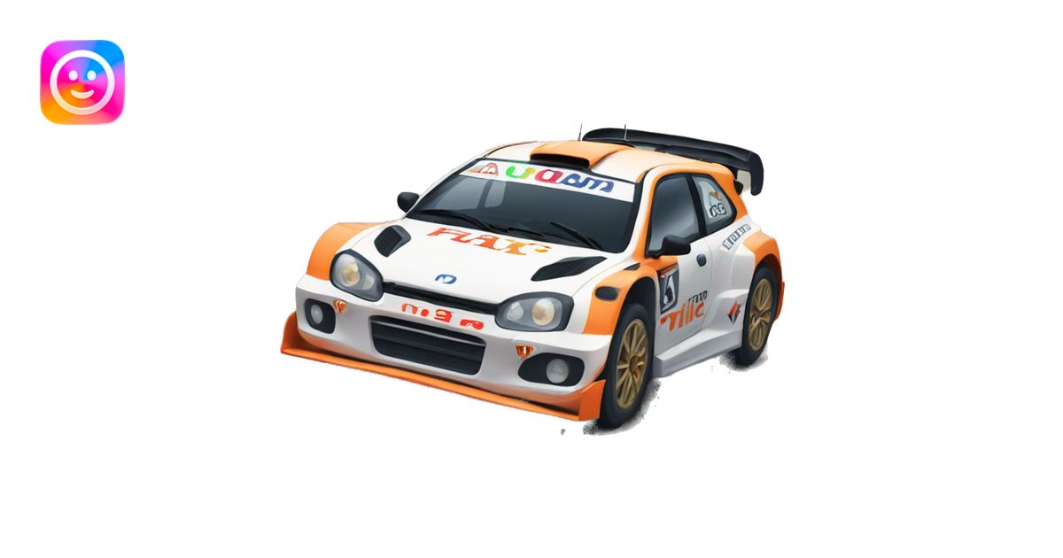 rally car emoji | AI Emoji Generator
