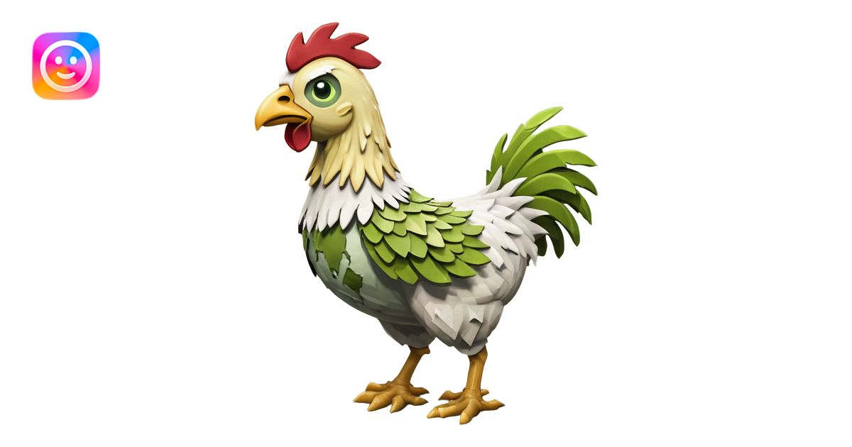 Minecraft Chicken jockey emoji | AI Emoji Generator