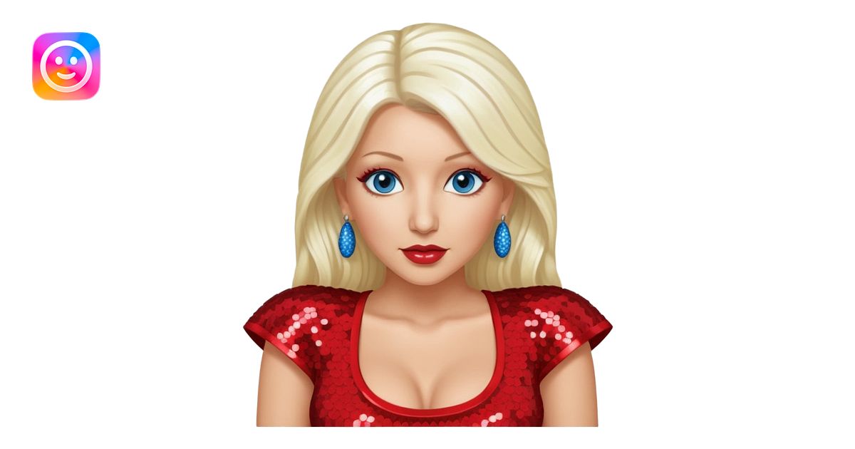 Christina Aguilera with long platinum blonde hair, blue eyes, sequin ...