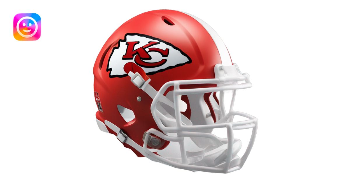 Kansas City Chiefs helmet emoji | AI Emoji Generator