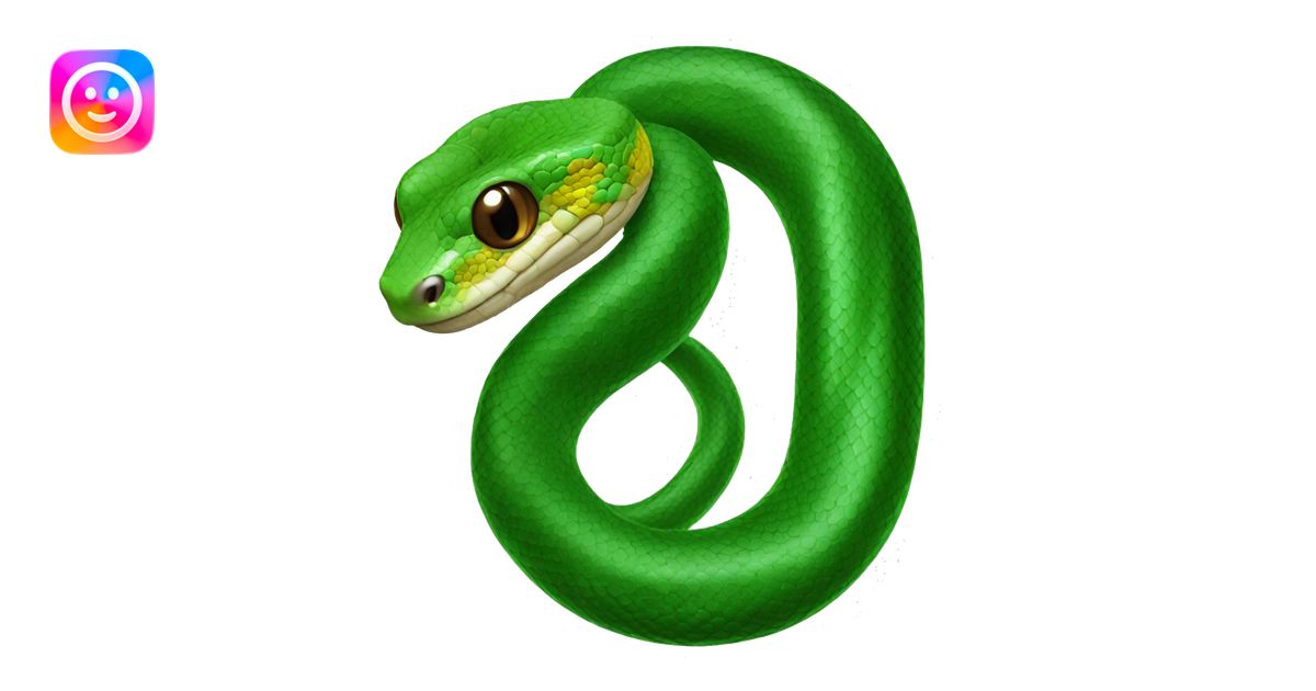 emerald tree boa emoji | AI Emoji Generator
