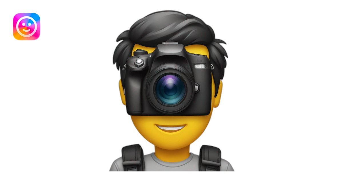 Photographer emoji | AI Emoji Generator