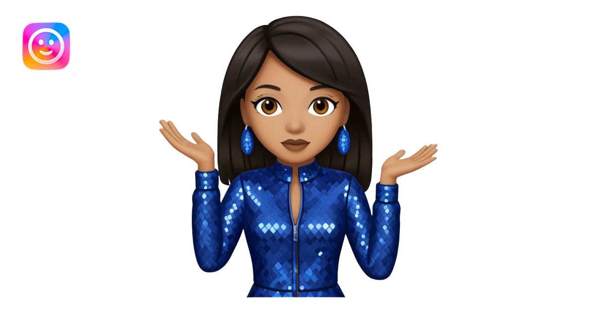 Monica, R&B Singer with dark brown hair, dark blue sequin outfit emoji ...