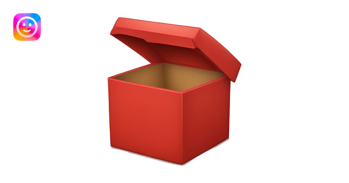 empty red box emoji | AI Emoji Generator