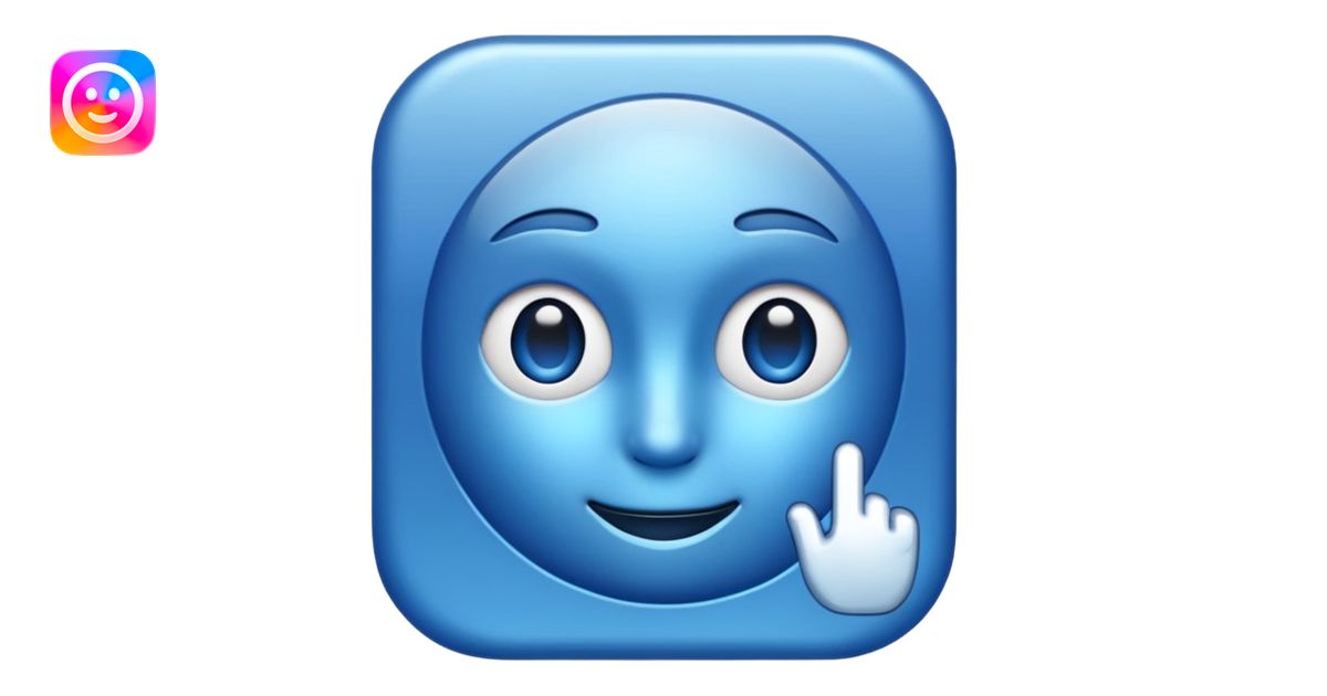 Verificación azul emoji | AI Emoji Generator