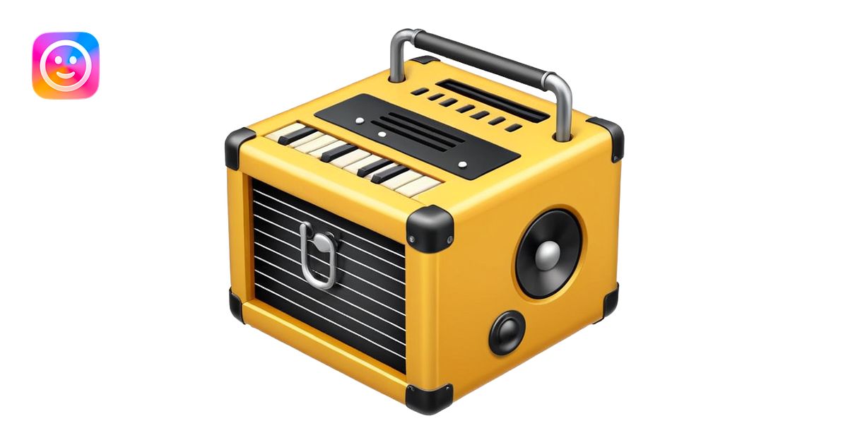music sound box emoji | AI Emoji Generator