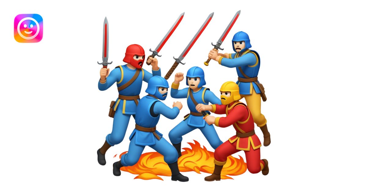 Total battle mobile game emoji | AI Emoji Generator