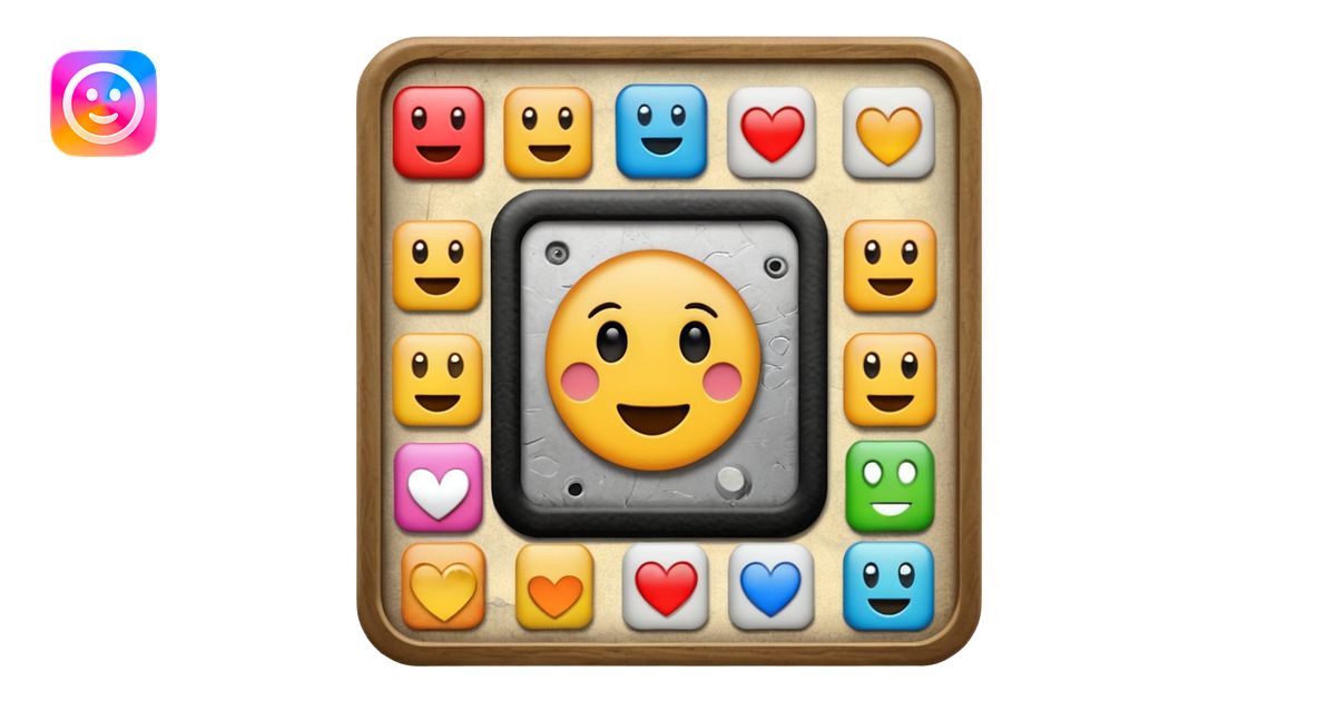 Collage board with photo emoji | AI Emoji Generator
