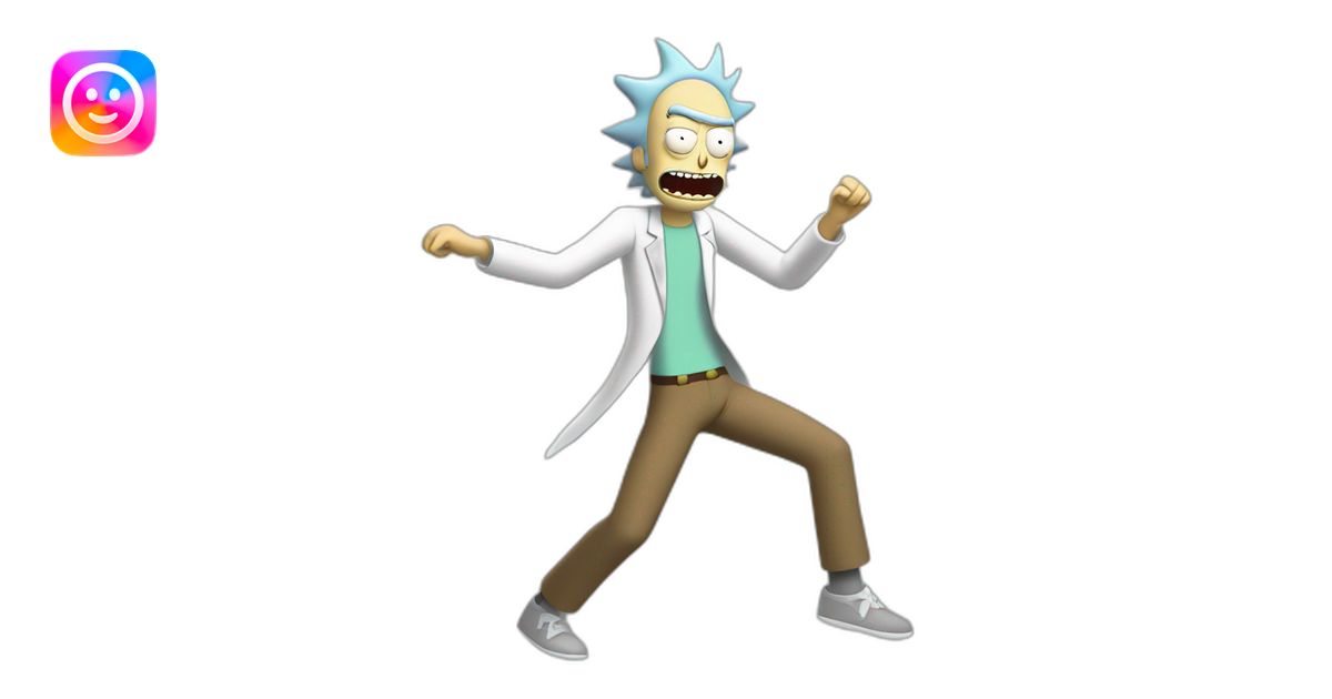 rick and morty dancing emoji | AI Emoji Generator