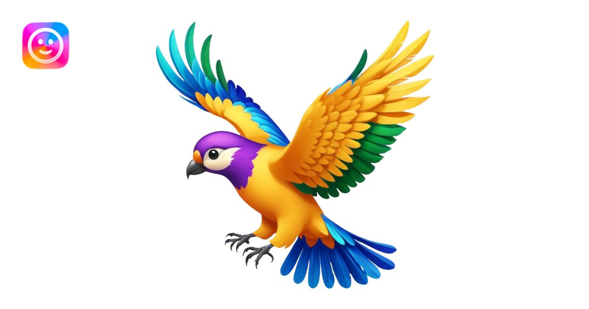bird flying emoji | AI Emoji Generator