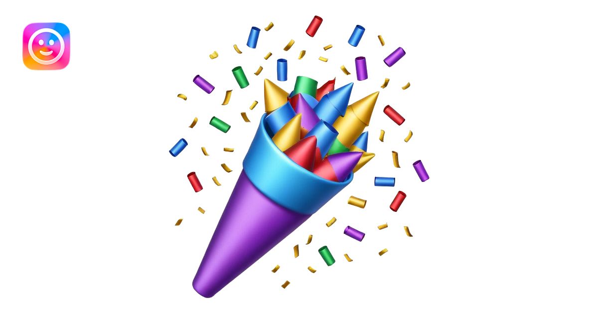 party popper emoji | AI Emoji Generator