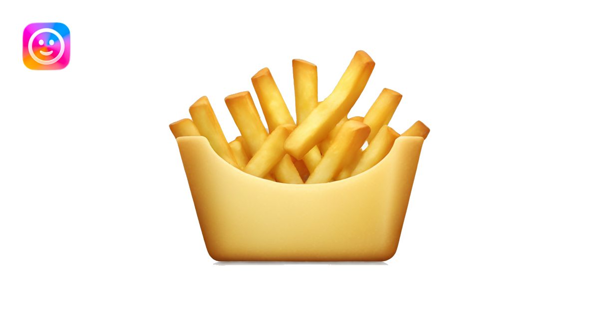 Parmesan fries emoji | AI Emoji Generator