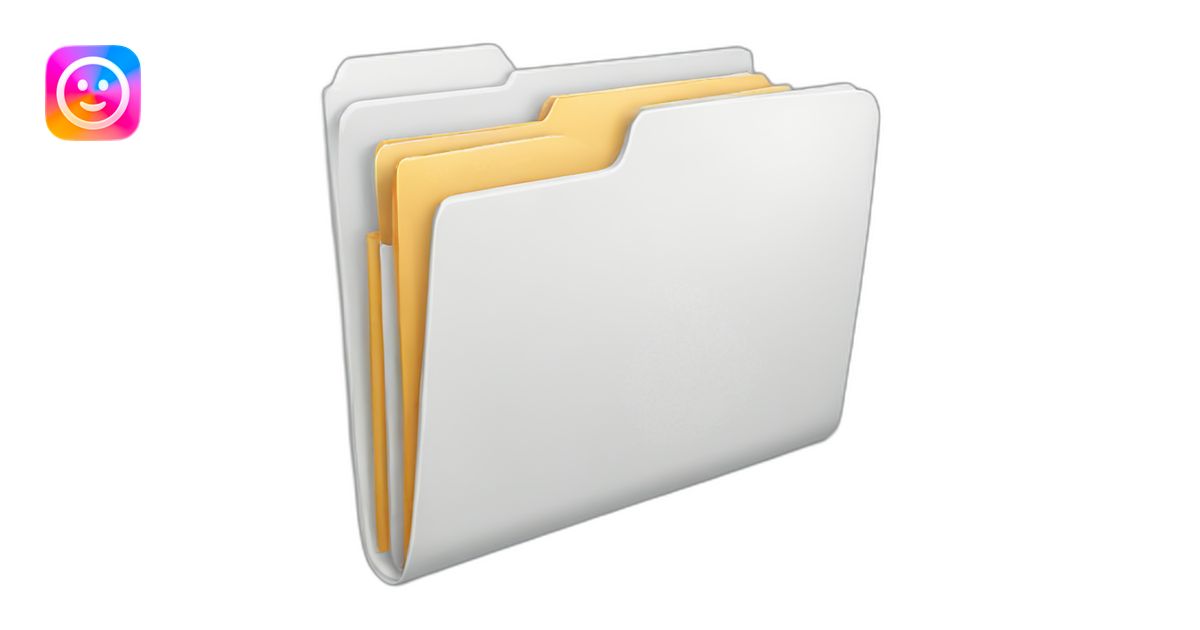 folder with documents emoji | AI Emoji Generator