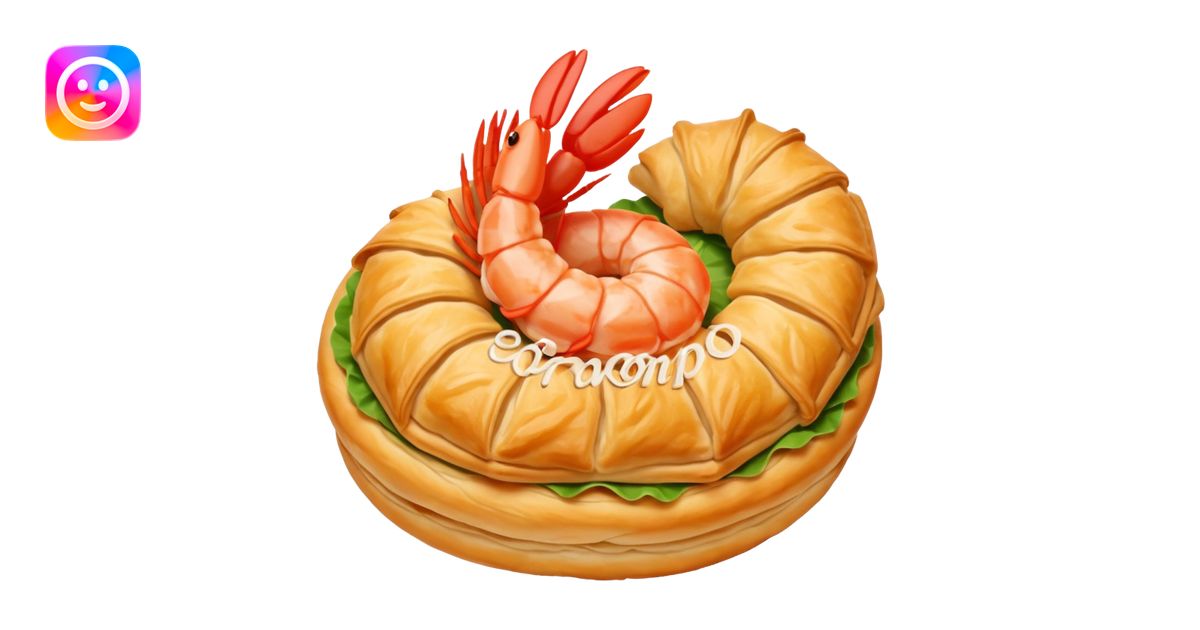 Un choux à la crevette emoji | AI Emoji Generator