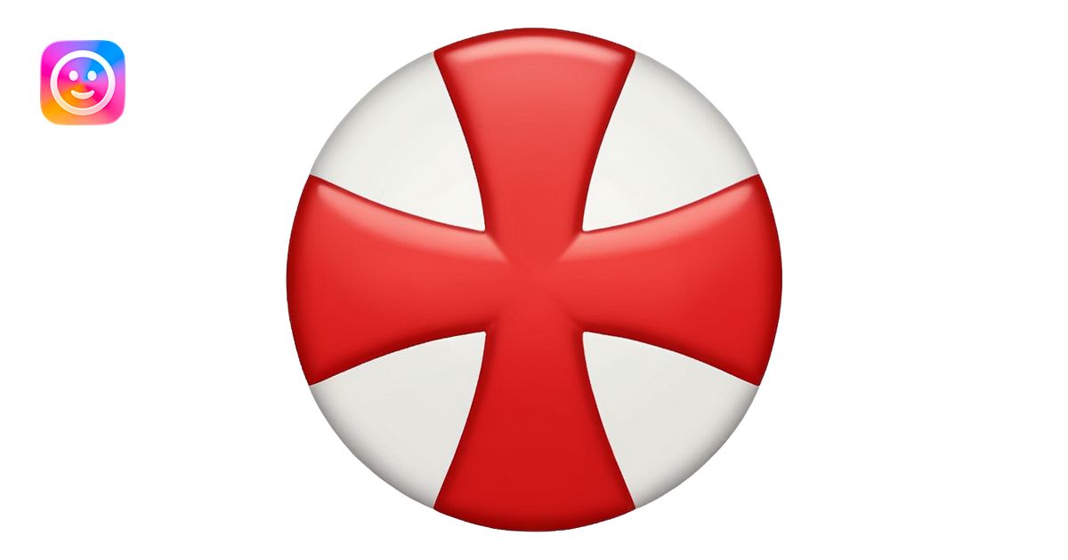 the red cross of the knights templar emoji | AI Emoji Generator