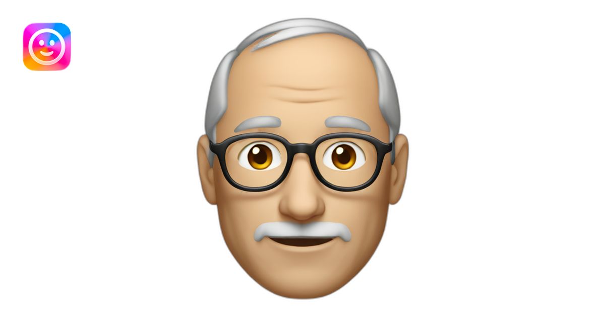 Steve jobs wearing a vision pro emoji | AI Emoji Generator