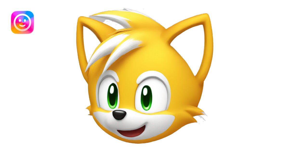 Tails sonic emoji | AI Emoji Generator