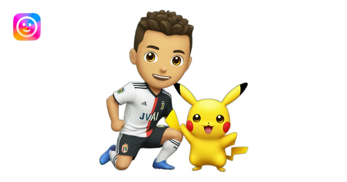 ronaldo sur pikachu emoji | AI Emoji Generator