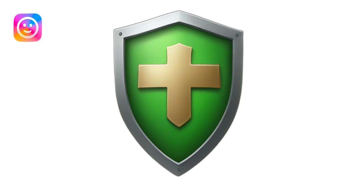 shield with checkmark emoji | AI Emoji Generator