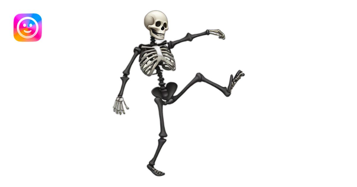 dancing skeleton emoji | AI Emoji Generator