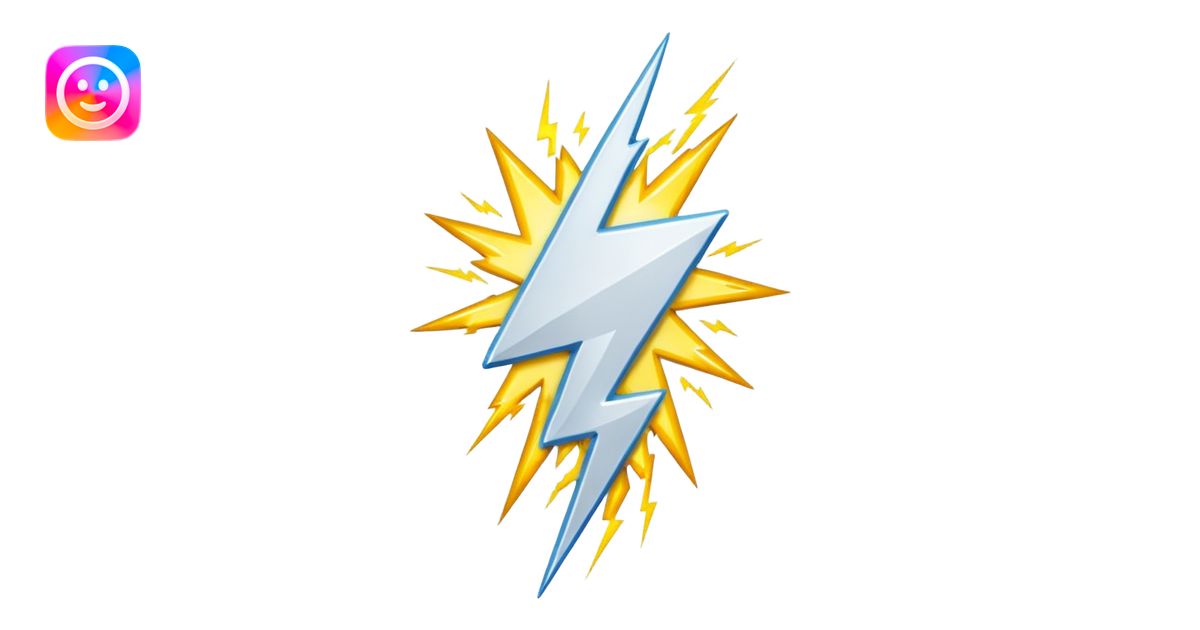 lightning bolt emoji | AI Emoji Generator